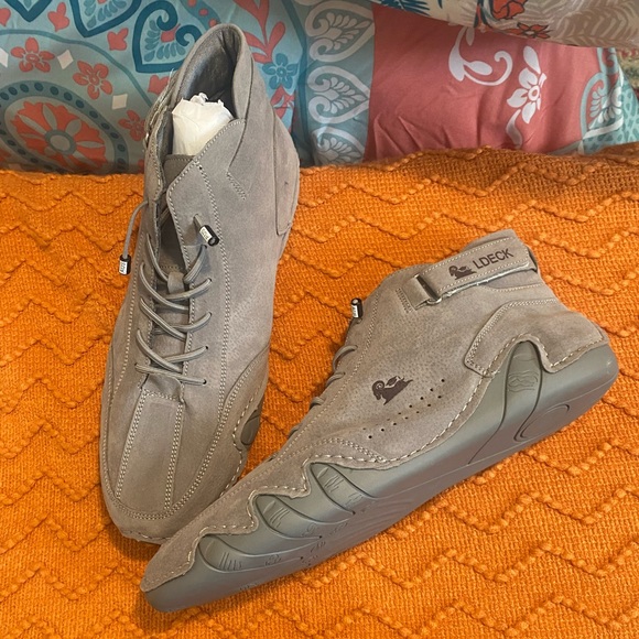 LDECK | Shoes | Lansgeling Nwot Ldeck Mens Eu 48 Us 5 Gray Italian ...